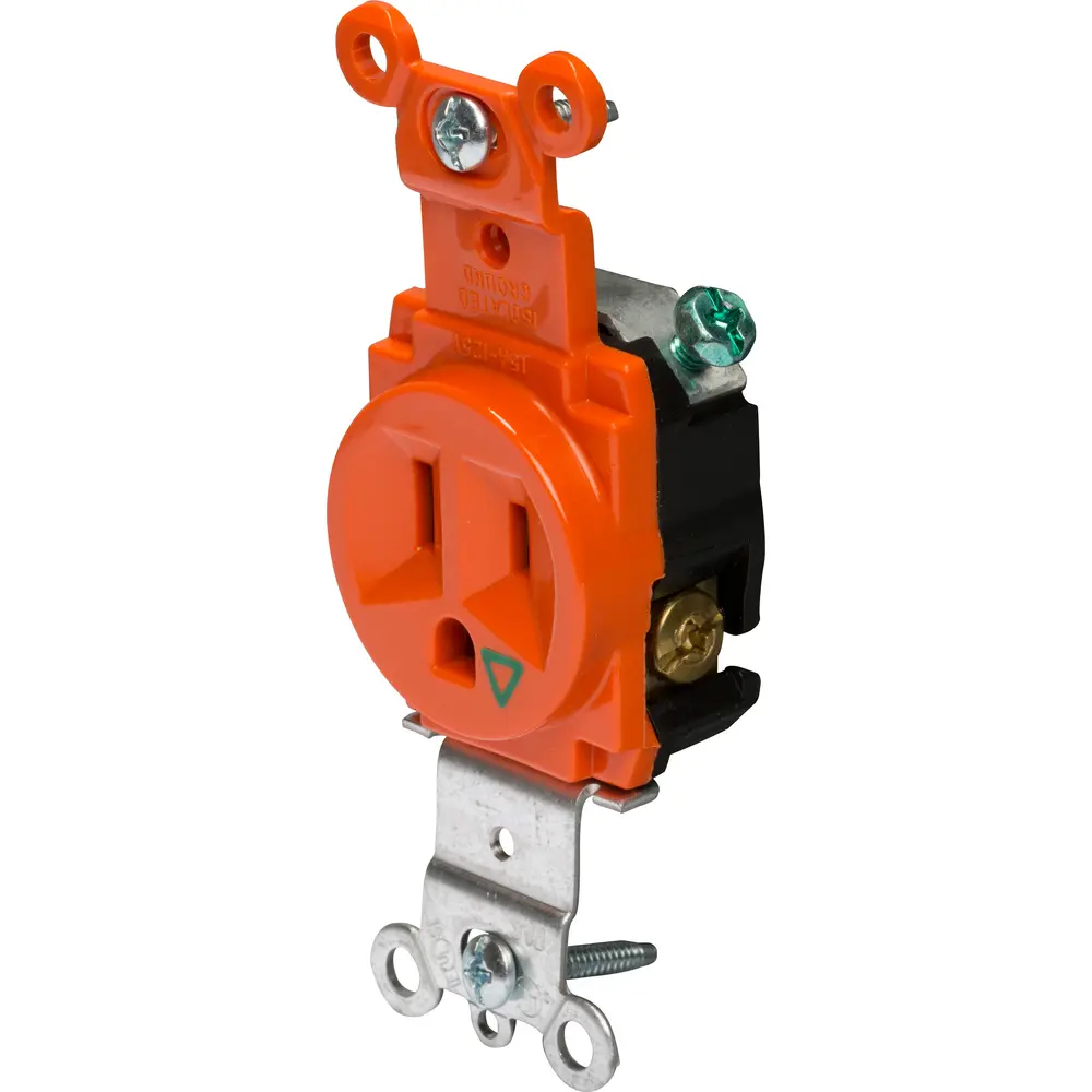 15 A 125 VAC 5-15R Isolated Ground Heavy-Duty Spec Grade Single ...