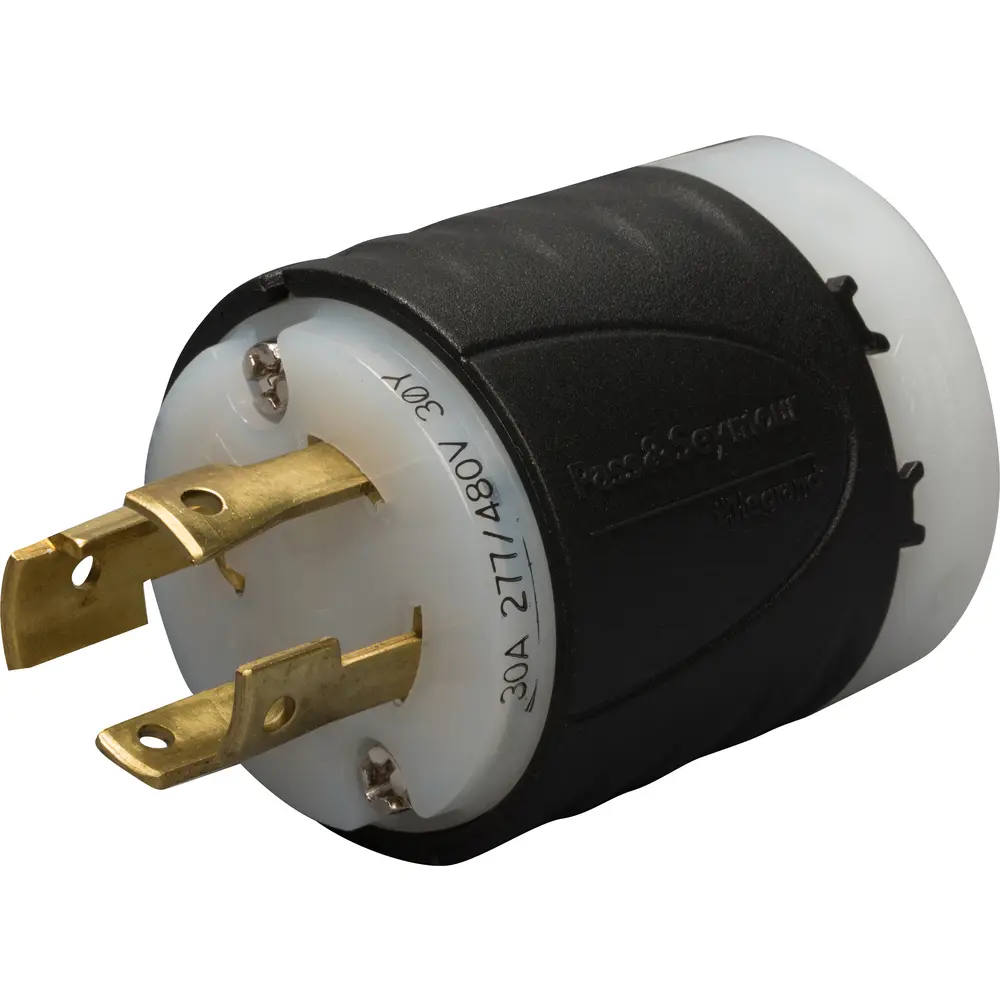 30A Turnlok® Plug, 277/480 VAC, 4-Wire, 3-Phase