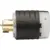 20 A 120/208 VAC Turnlok® Locking Plug, L21-20P, Black/White