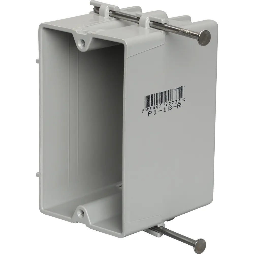 Single-Gang Switch & Outlet Box w/Threaded Mounting Holes