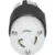 15A NEMA L715 Connector, Black Back, White Front Body, 277 VAC