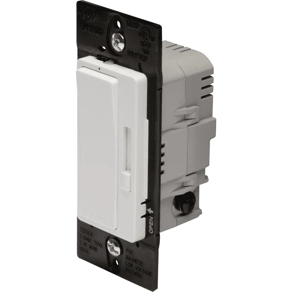 Radiant® Magnetic Low-Voltage Dimmer, Single-Pole/3-Way, 120 VAC, Tri-Color