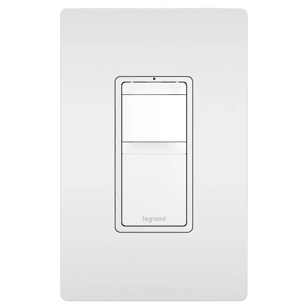 Radiant® Single Pole 3-Way Occupancy Sensor,120 VAC,Tri-Color