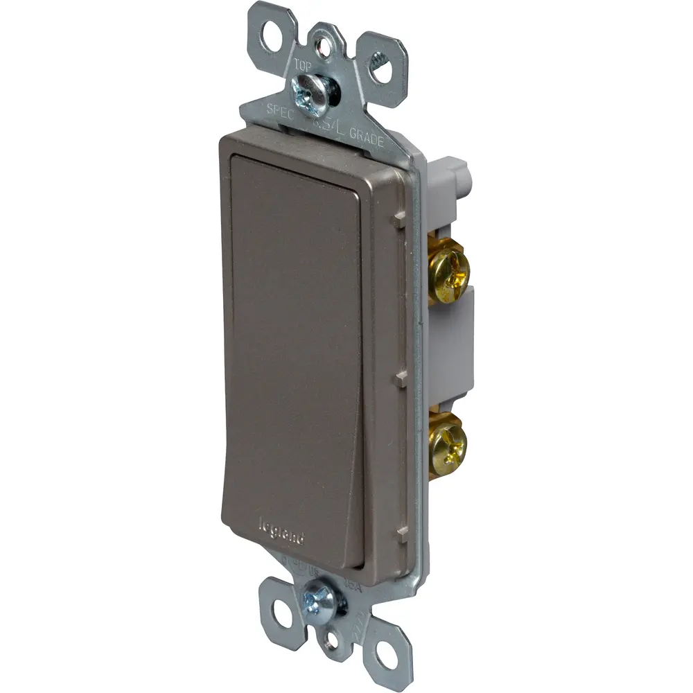 15A 120/125V Radiant® Paddle Switch, 3-Way, Graphite