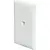 Single-Gang (1) RJ11 Telephone Jack Wall Plate, Pre-Configured, White