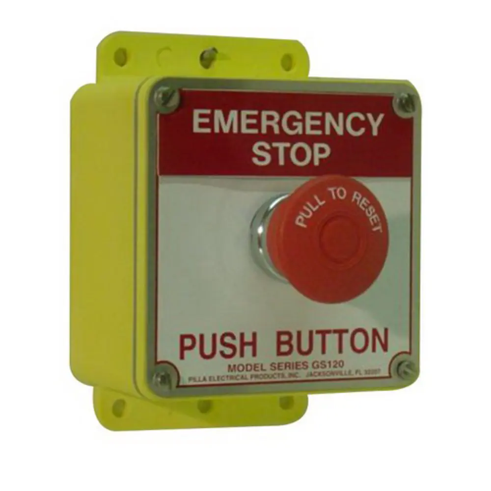 40 mm Emergency Fuel Shut-Off, Red/White