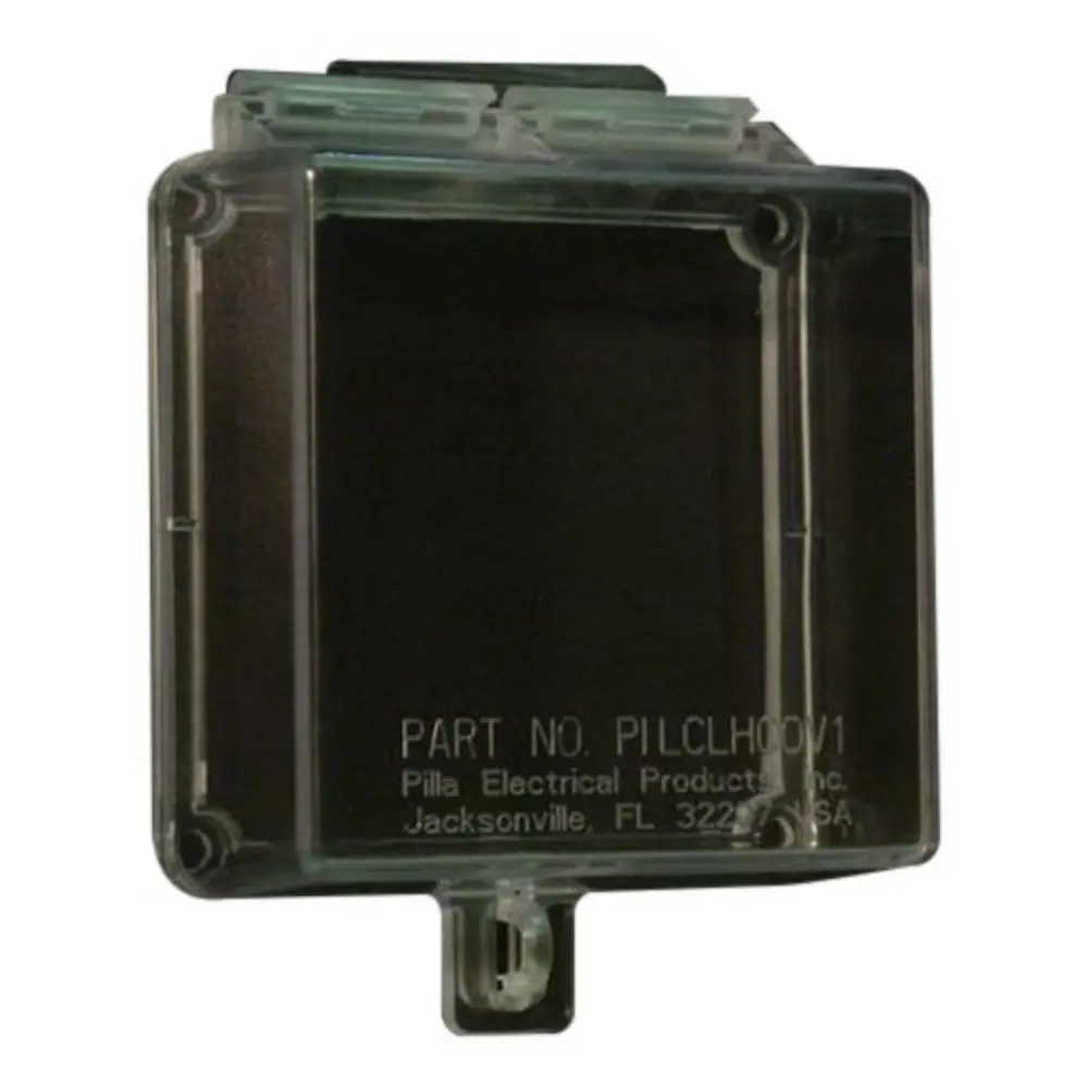 Hinged Cover, Clear