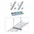 6" Cable Tray Ceiling Hanging Bar Kit w/ 2 Rods