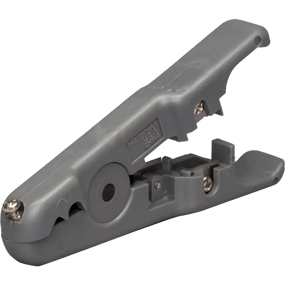 4-Way Adjustable Cable Stripper for UTP, Flat and Coax