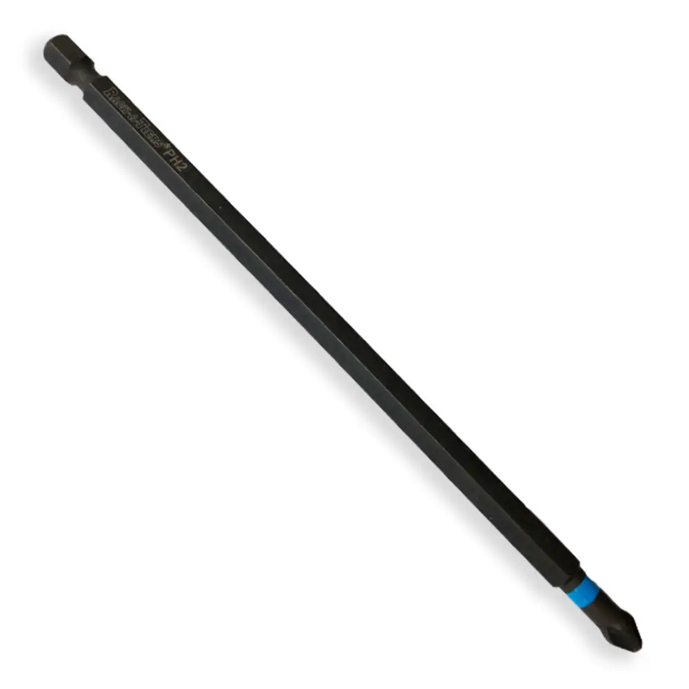 #2 Phillips Impact Bit, 4 Inch, Blue