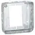 4" Square Electrical Box Extender, 1-1/2" Deep, 1/2", 3/4" KO's
