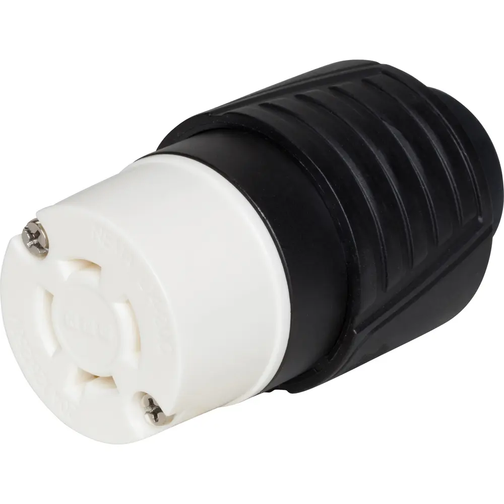 20A, 3-Pole 4-Wire Locking Connector, 125/250 VAC