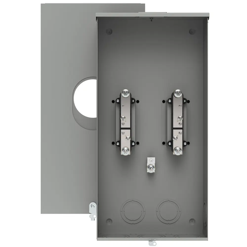 480 A 300 VAC Single-Phase 4-Jaw Ringless Meter Base, OH/UG