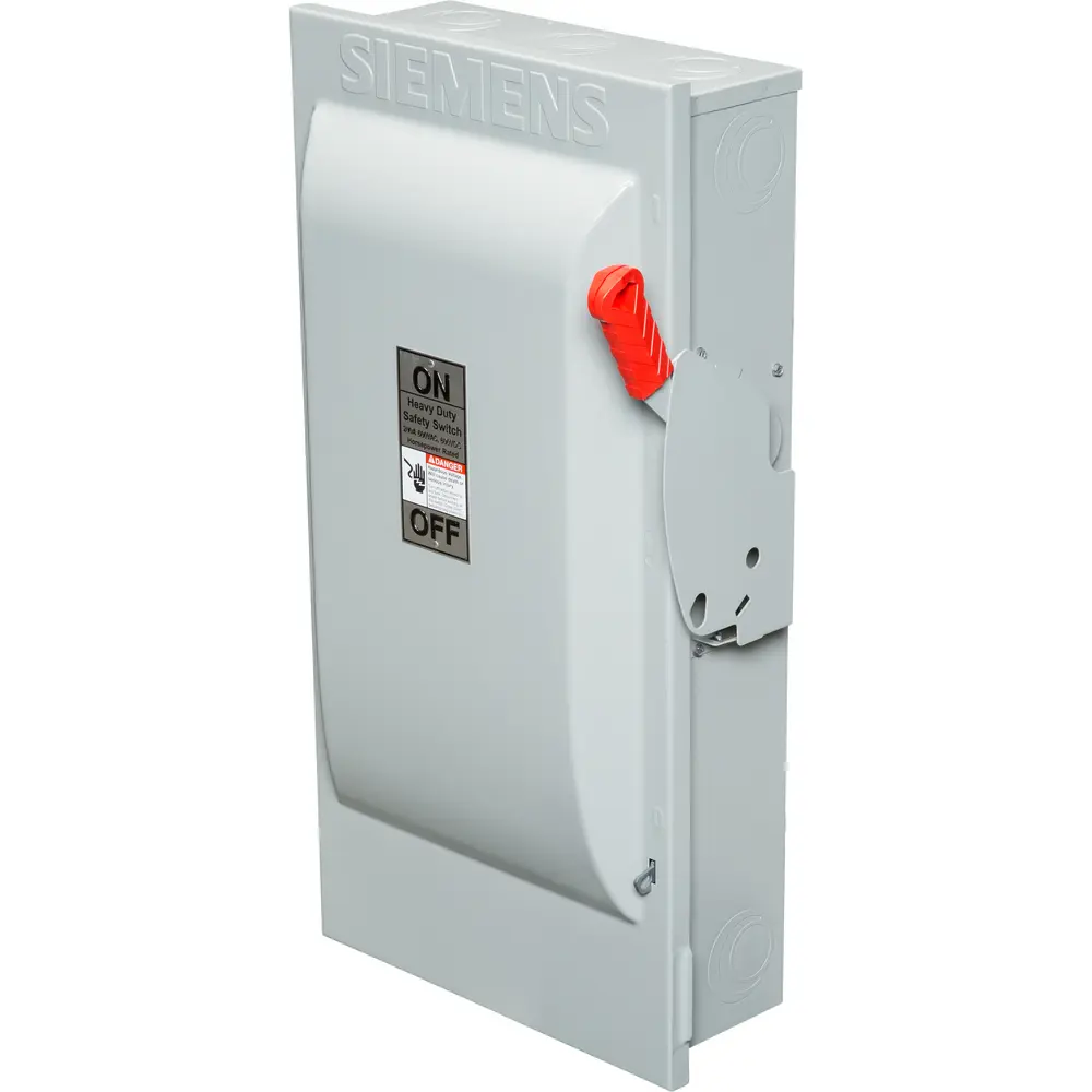 200A 600V 3-Pole Safety Switch, Fused w/ Neutral NEMA 1 Heavy Duty