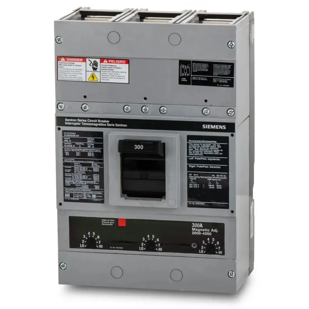 Circuit Breaker, Molded Case, Panel Mount, 300A, 600VAC;480VAC, 3-Pole