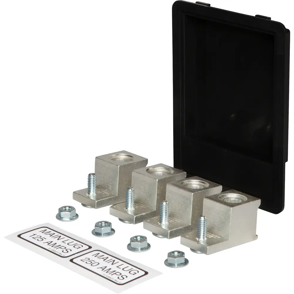 250 A 3-Phase Aluminum (Main or Feed-Thru) Lug Kit for Revised P1 ...