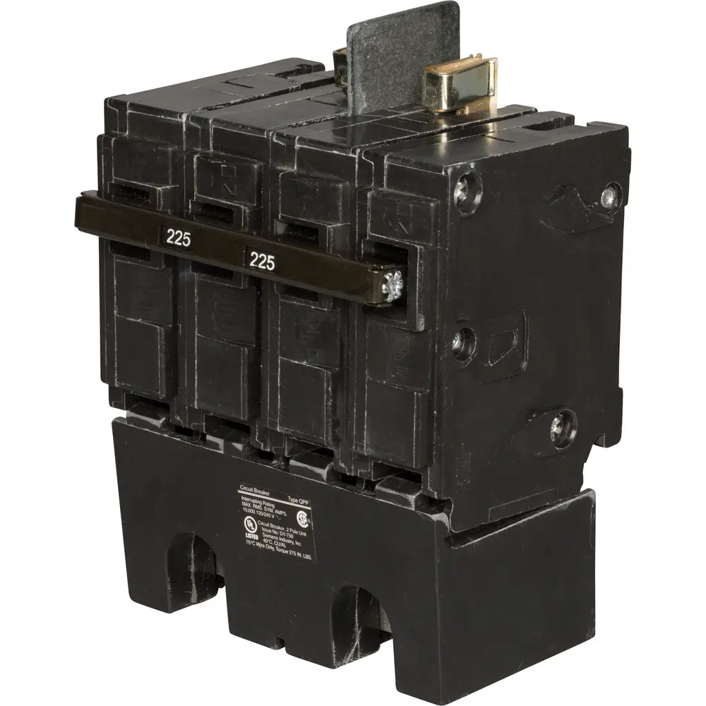 225 A 120/240 VAC 4-Pole QPP Plug-In Circuit Breaker