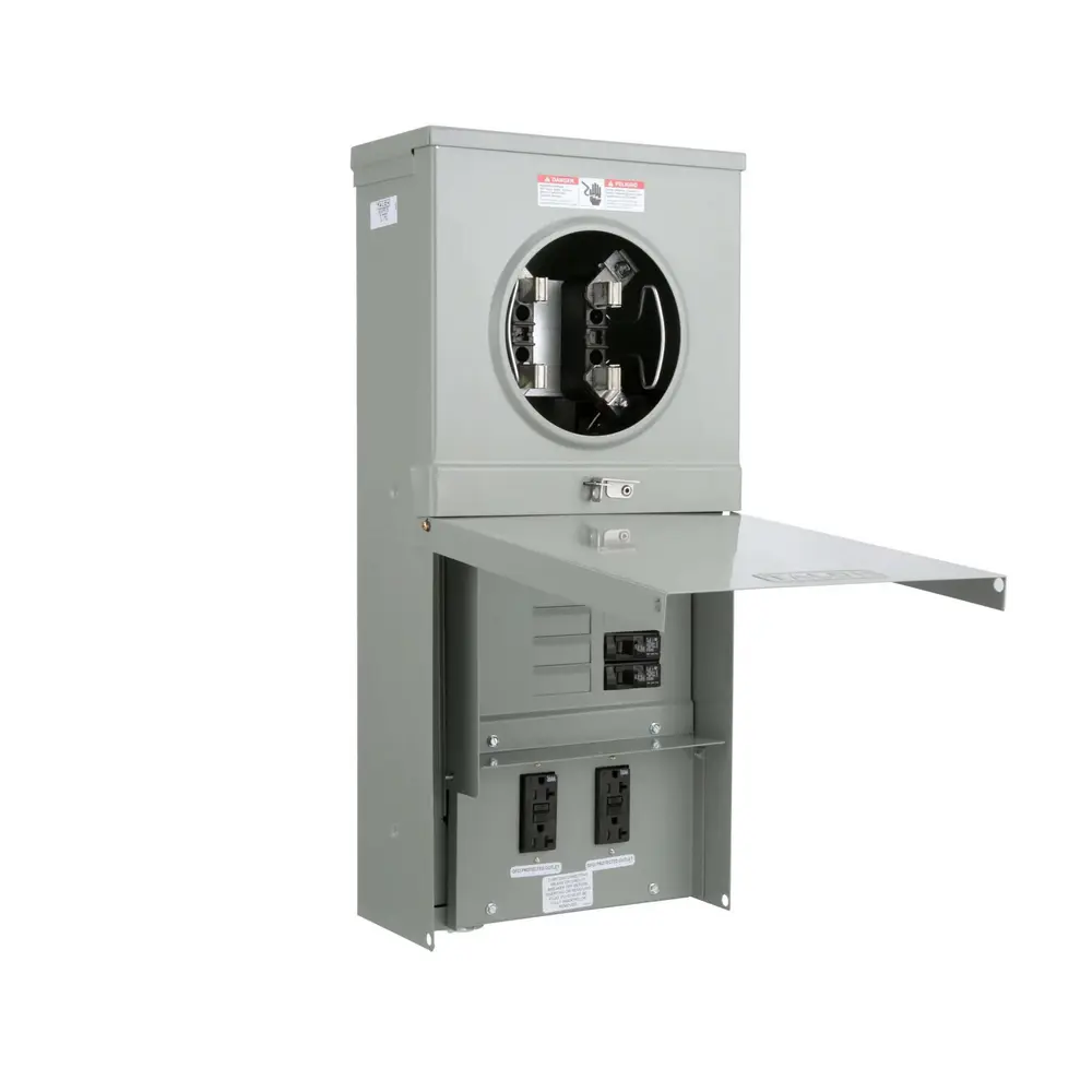 Meter Load Center, Main Lug, 125A, 120/240VAC, Single-Phase, NEMA 3R