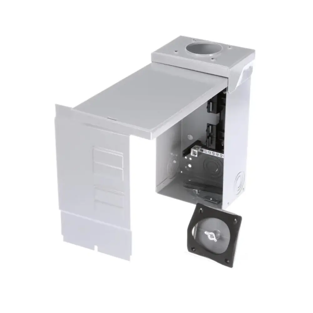 Single-Phase Outdoor EQ Load Center, Main Lug, 125A, 120/240 VAC, 4 ...