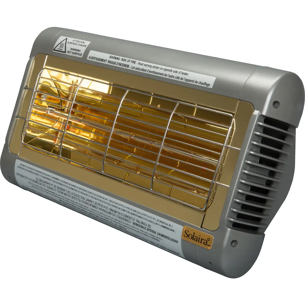 Heater, Infrared, 1.5kW, 120V, Gray, H1 Alpha Series