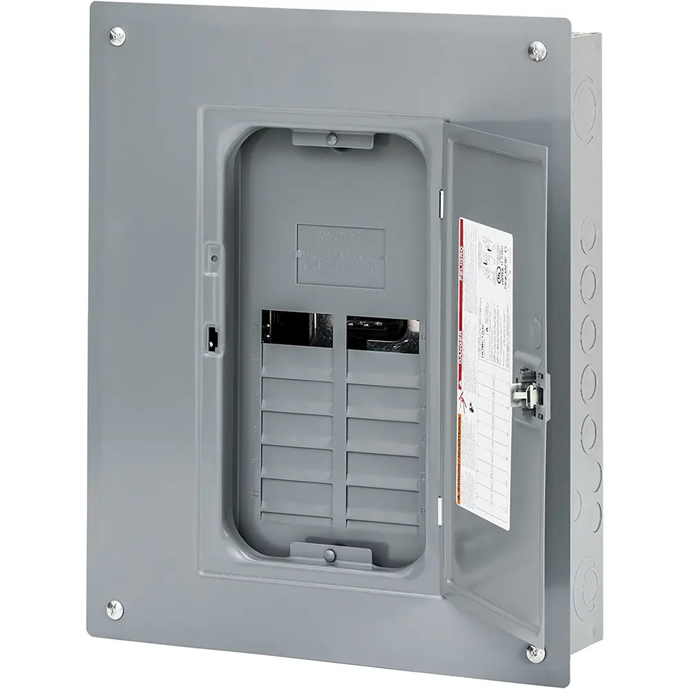 Load Center, Convertible: Main Lug, 125A, 120/240VAC, Single-Phase, NEMA 1