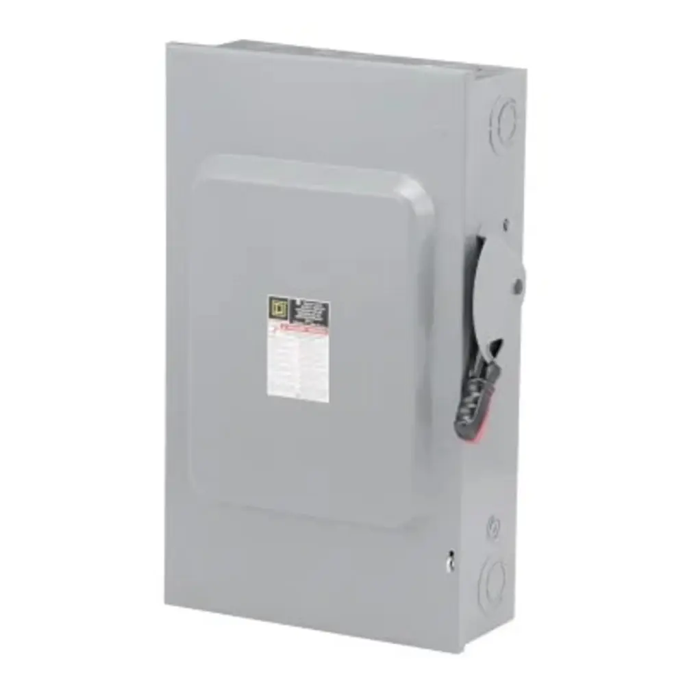 200A 600V 3-Pole Disconnect Switch, Non-Fusible NEMA 1 Heavy-Duty