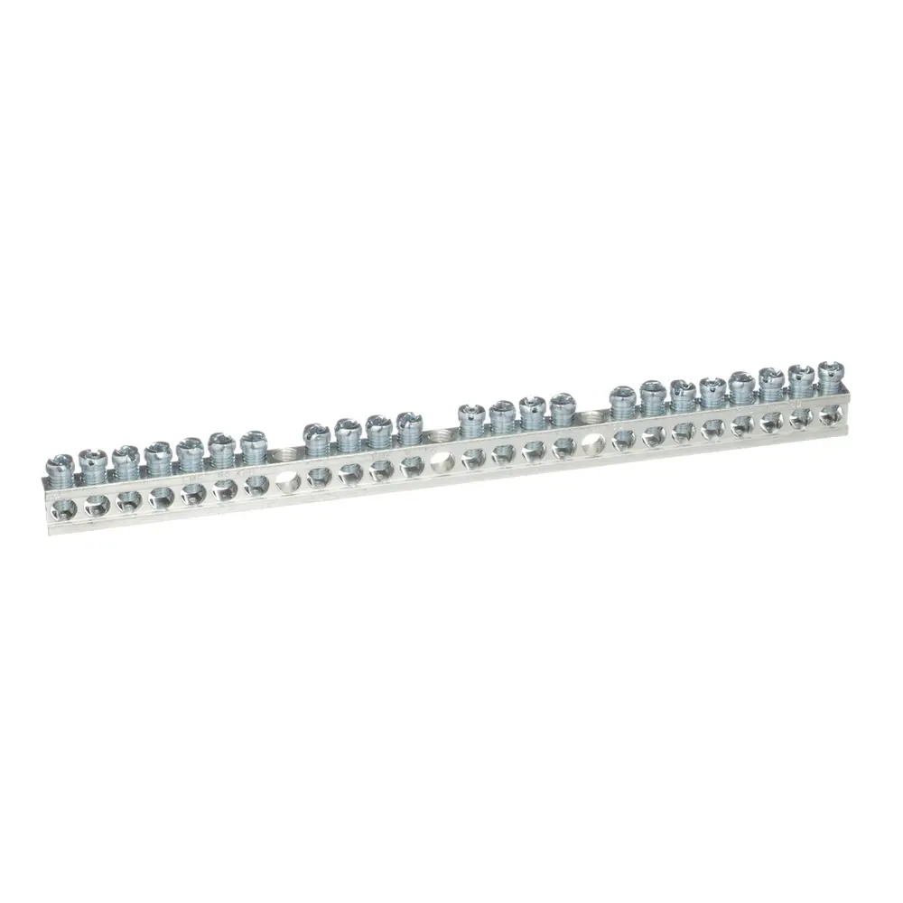 23 Terminals, Aluminum, QO/Homeline Ground Bar Kit w/ Lug