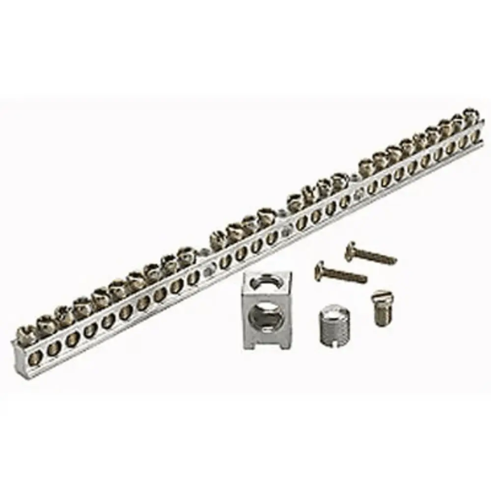 27 Terminals, Aluminum, QO/Homeline Ground Bar Kit