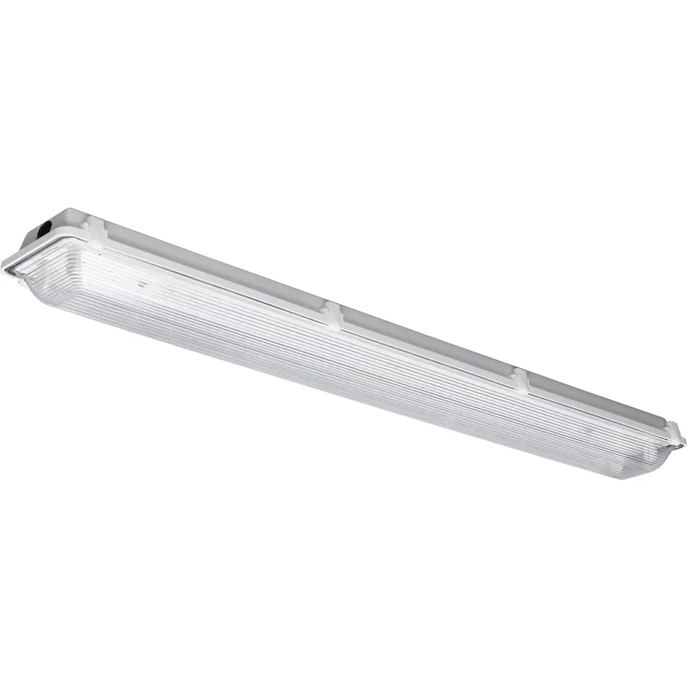 Light Fixture, Vapor Tight, 120-277V, 4ft, LED, Single-Ended 2-Lamp ...