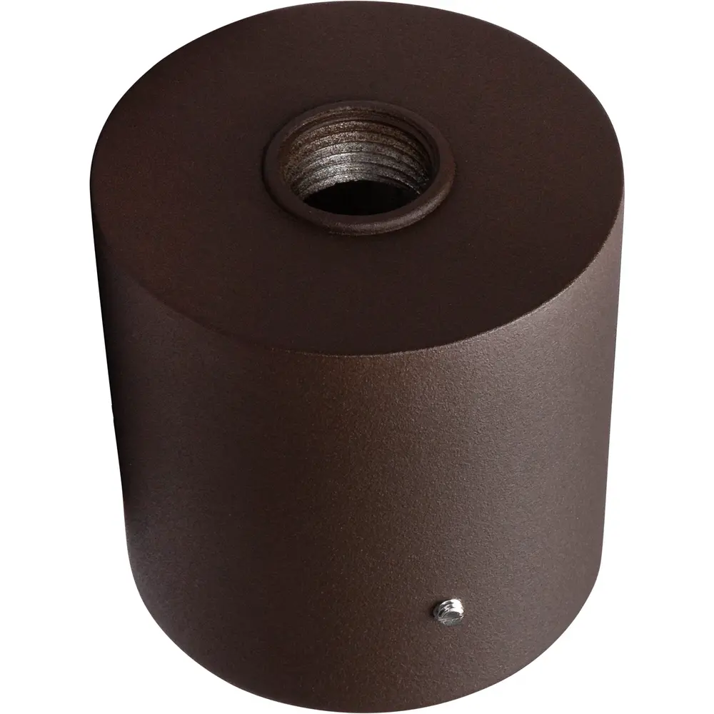 Pole Top Fitter, 1/2" Thread, Aluminum, Bronze