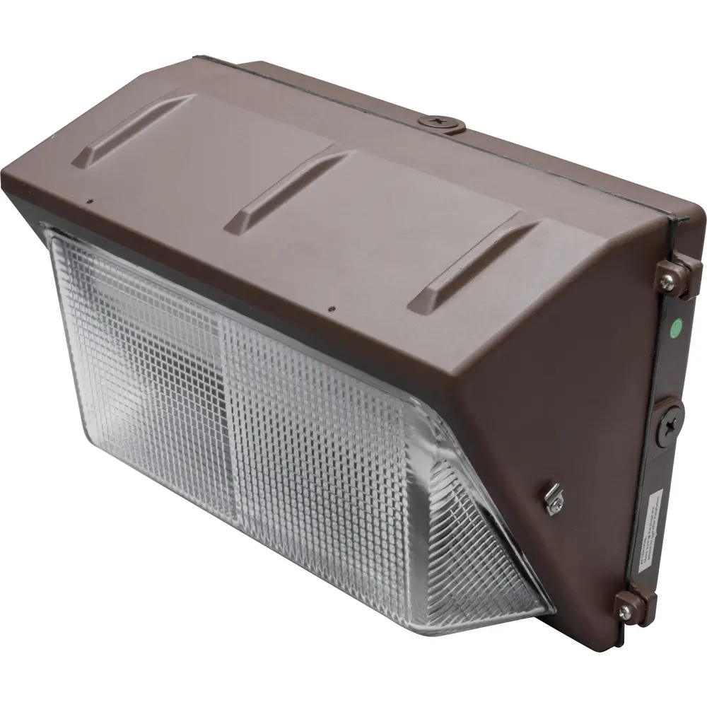 80W LED Wall Pack w/ Emergency Driver & Photocell, 120-277 VAC, 4000K