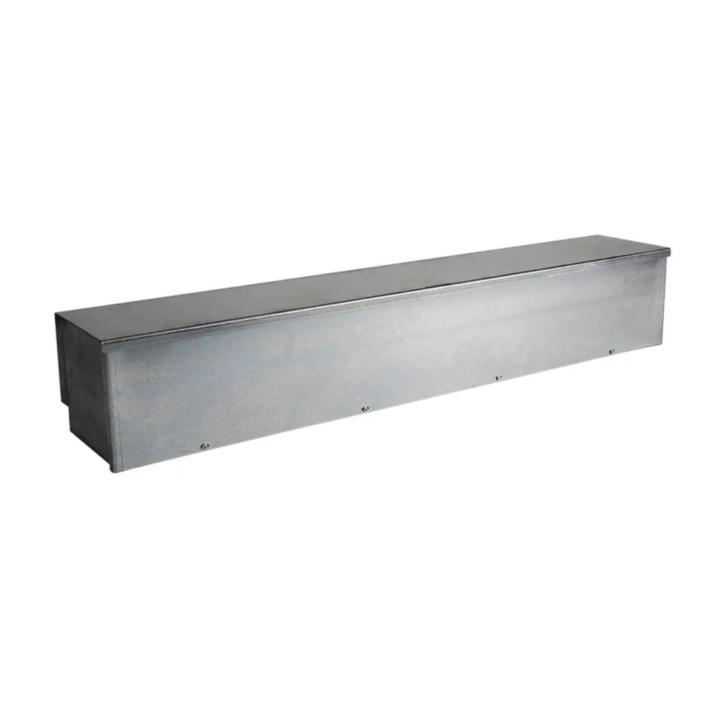 6" x 6" x 24" NEMA 3R Wiring Trough, Galvanized Steel
