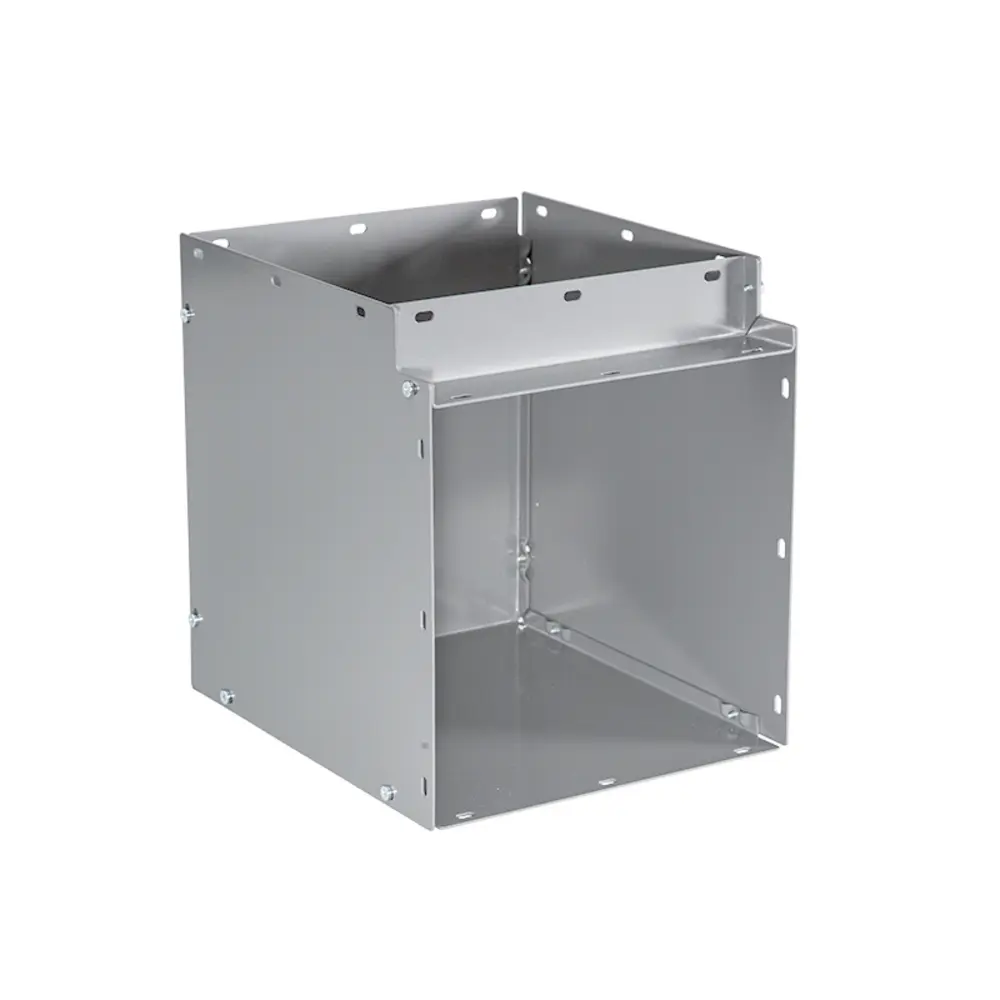 Elbow, 90°, 8" x 8", NEMA 1, Galvanized Steel, Silver
