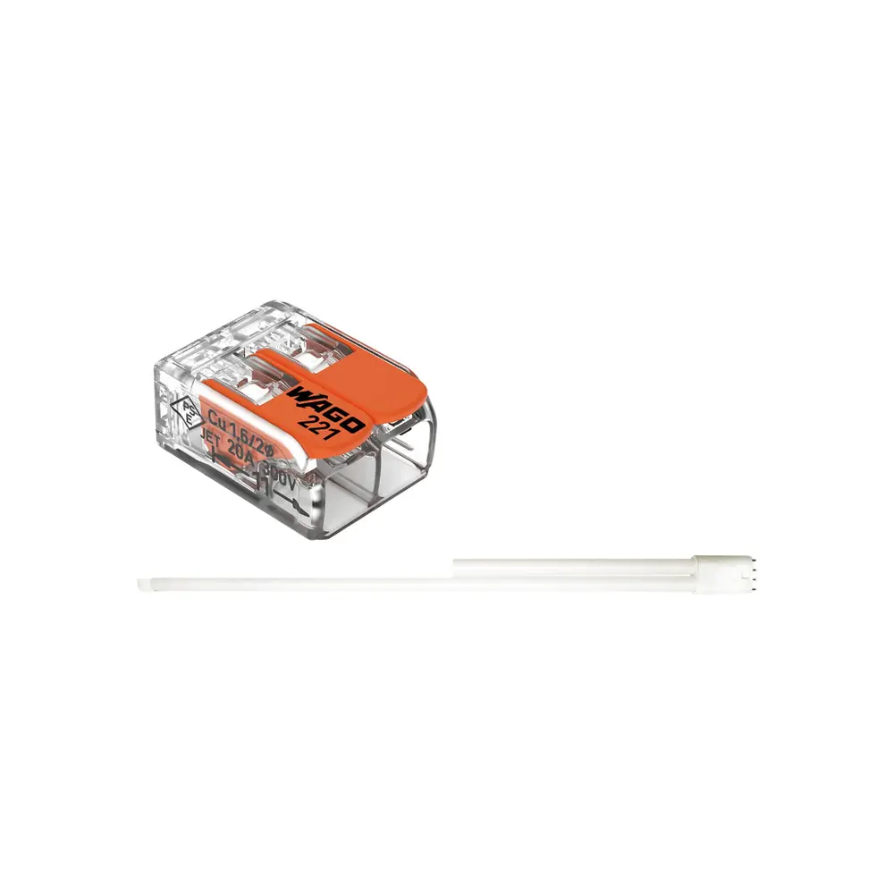 30A 3-Conductor Connector With Levers, 600 VAC, 24 to 12 AWG