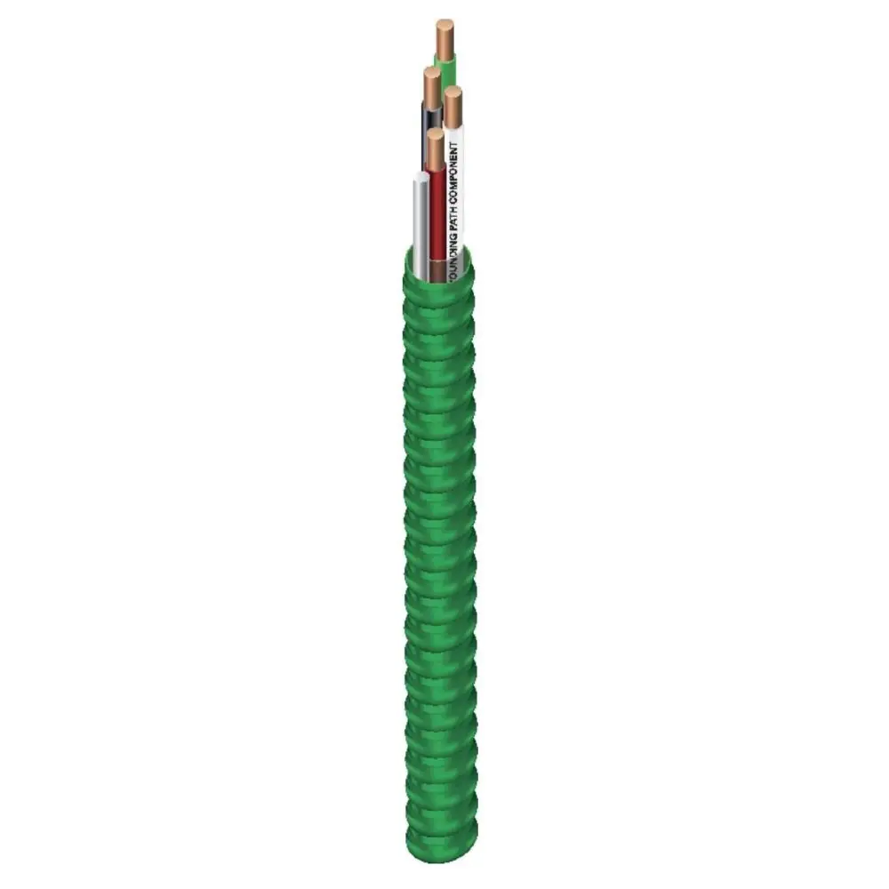 MC Cable, Healthcare Facility, 12AWG, Solid, Copper, 3 Conductor, Cut ...