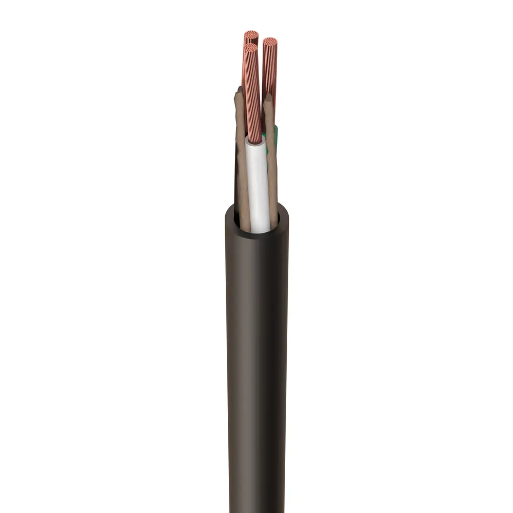12AWG, Stranded, Portable Cord, Copper, 3 Conductor, Cut Length