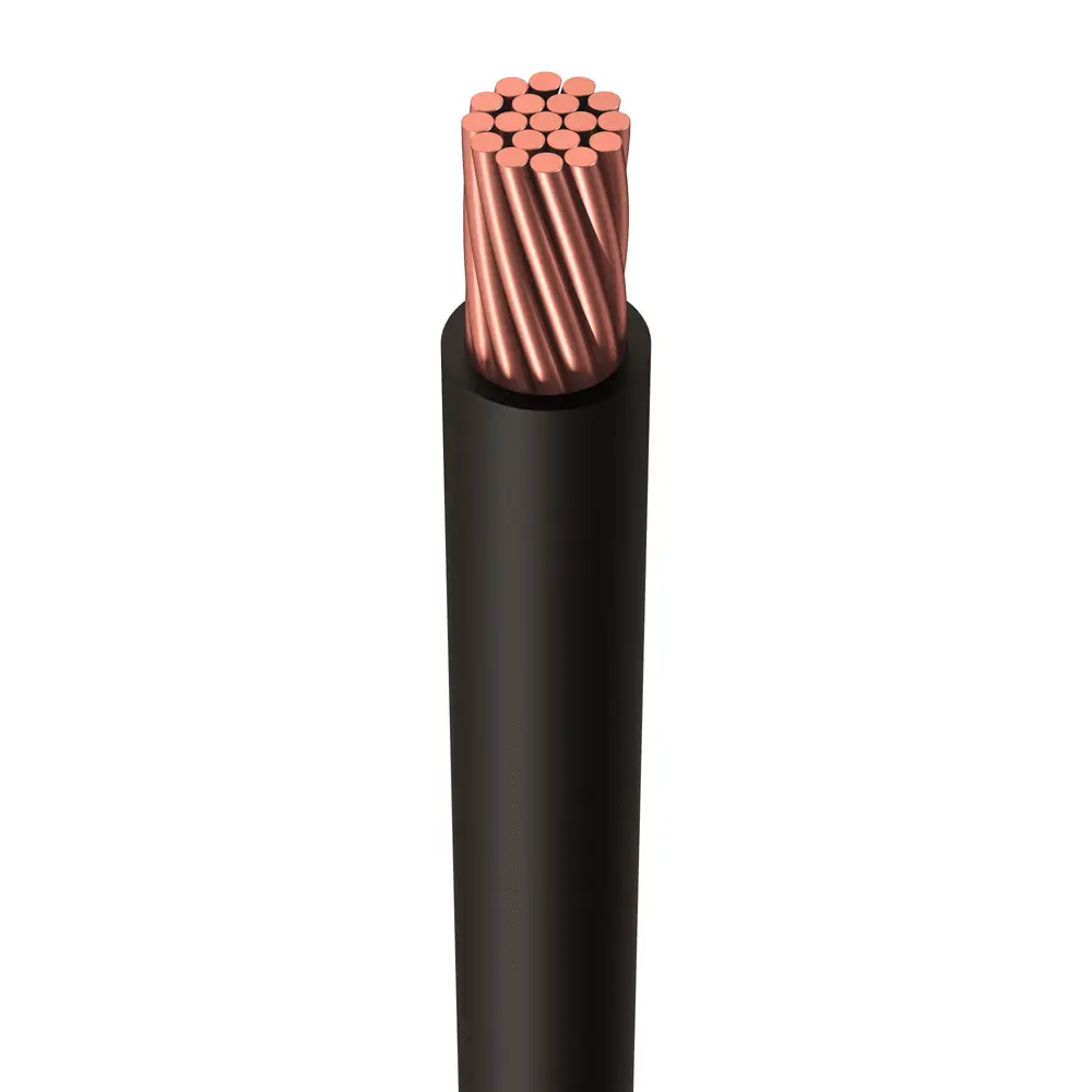 4/0 Stranded THHN Wire – Black Copper Wire - 1 Conductor