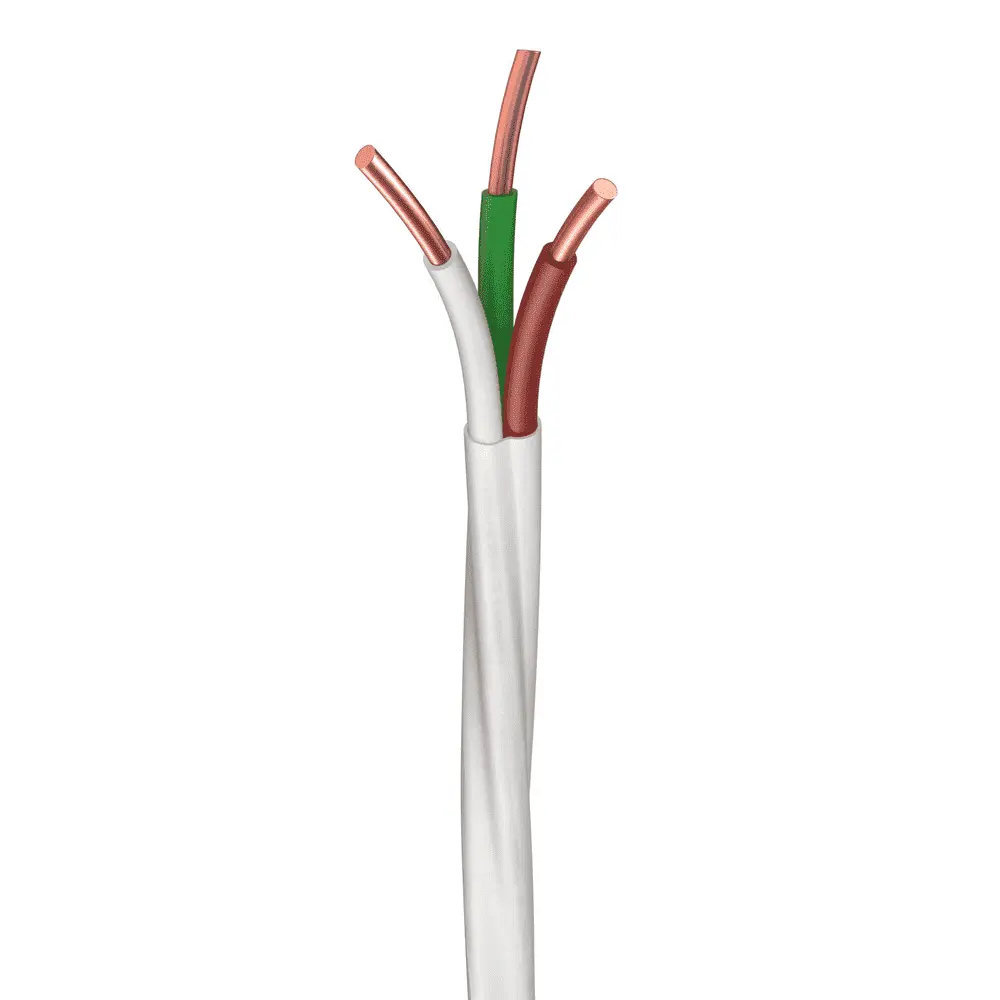 Thermostat Wire, 18AWG, Solid, Copper, 3 Conductor, Reel of 500ft
