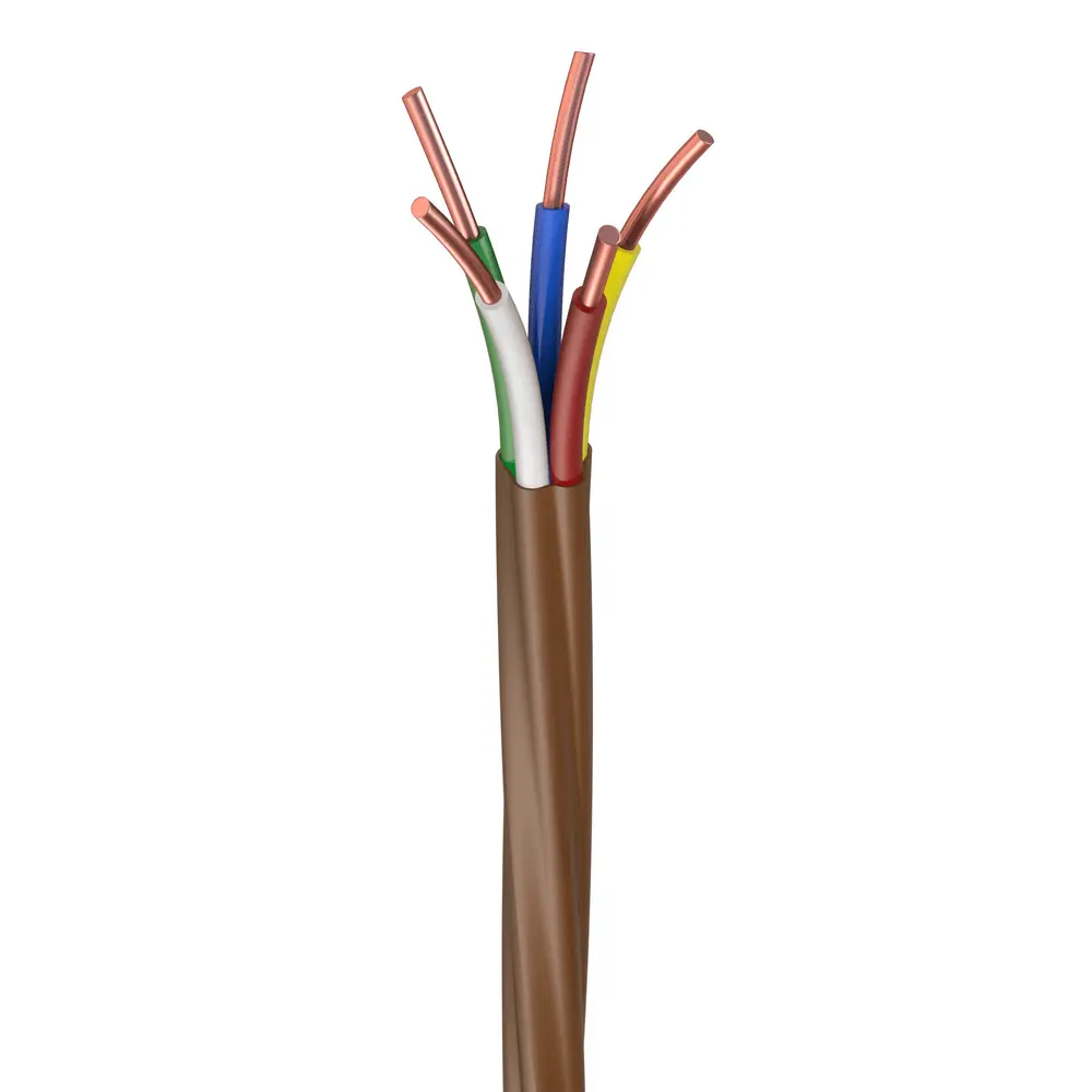 20AWG, Solid, Thermostat Wire, Copper, 5 Conductor, Reel of 250ft