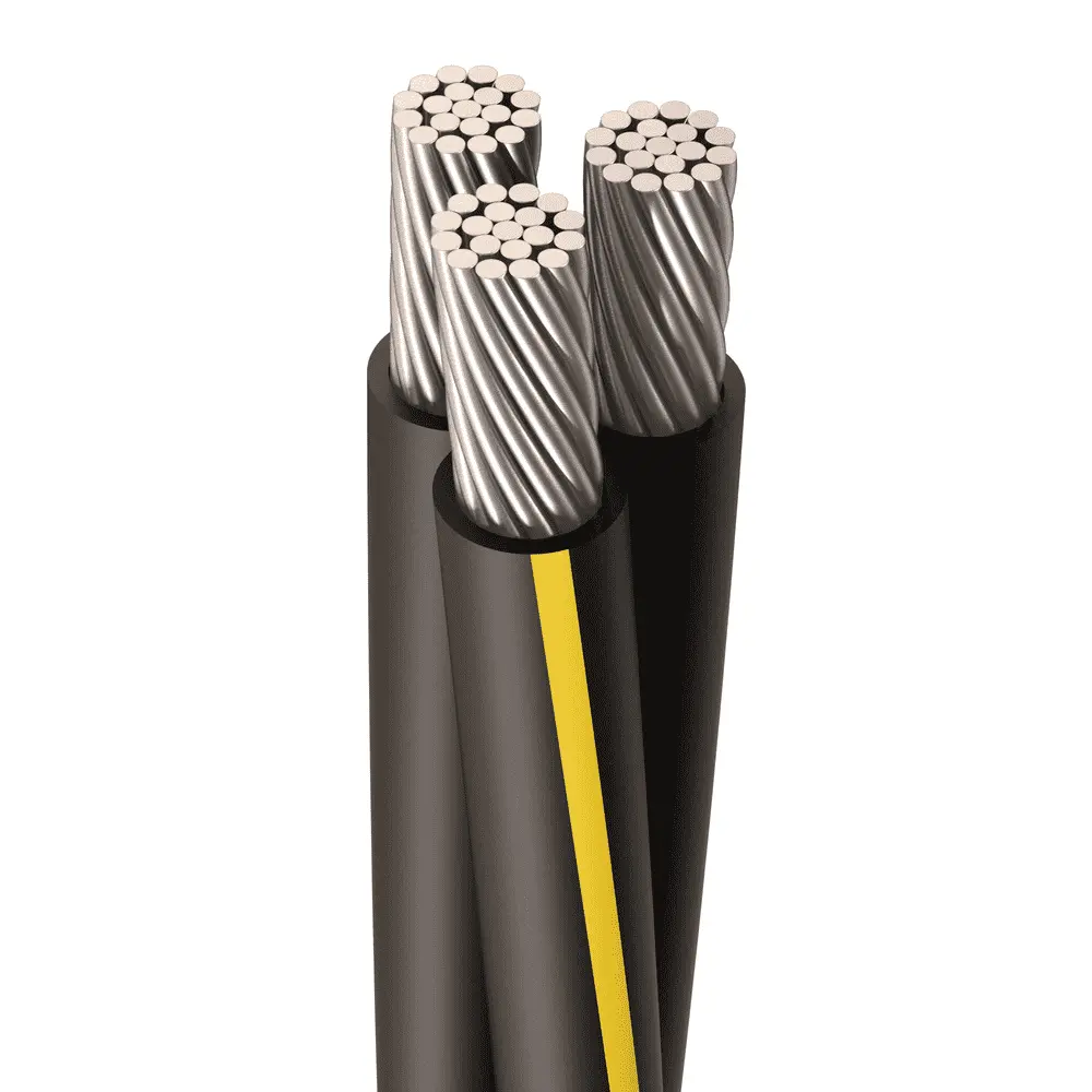 URD Cable, Aluminum, 2/0 Triplex with Neutral, Cut Length