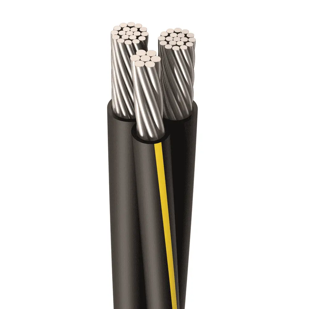 URD Cable, Aluminum, 1/0 Triplex with 2AWG Neutral, Cut Length