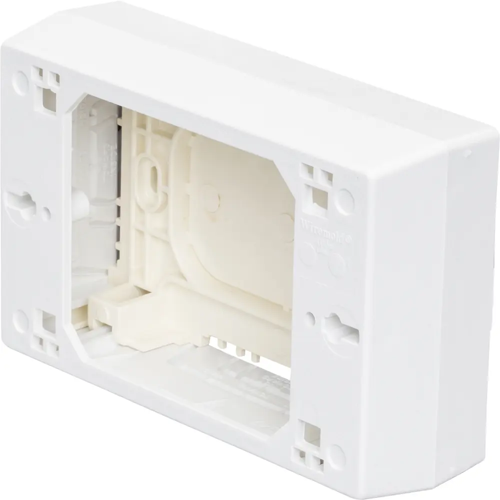 Device Box Fitting, Single-Gang, PVC, White, 400/800/2300/2300D