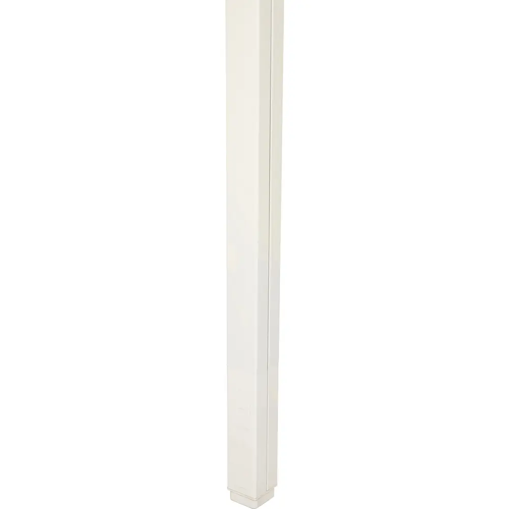 12 ft. Tele-Power Blank Steel Pole, Ivory