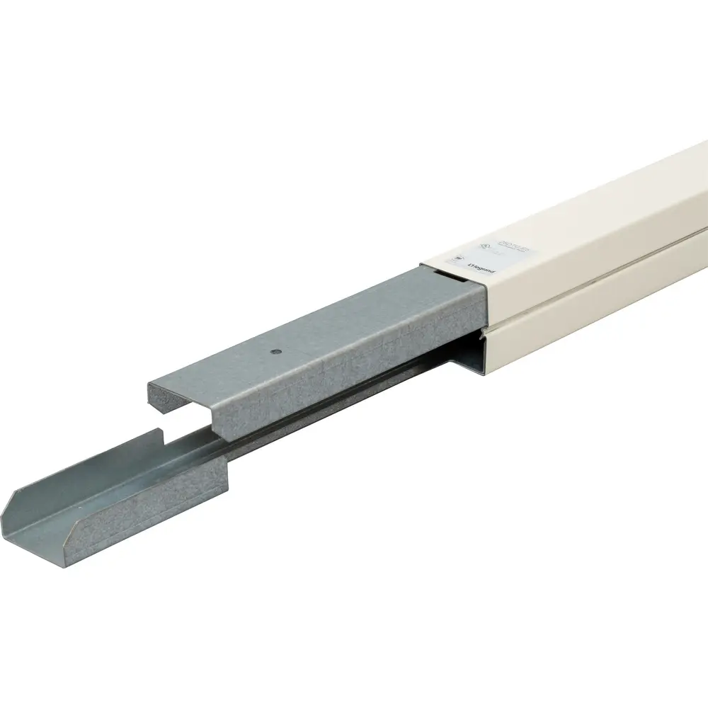 5' Tele-Power Blank Steel Pole Extender, Ivory