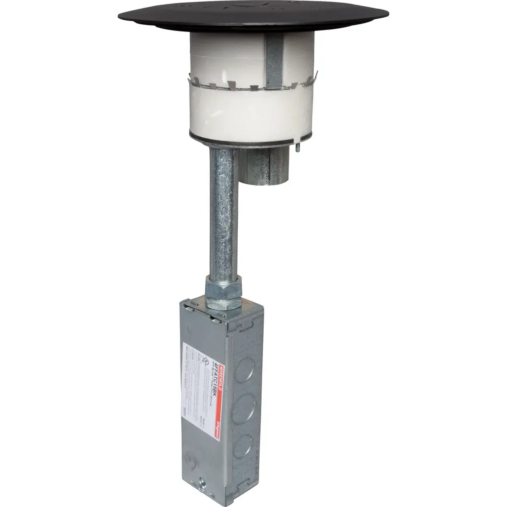 Flush Furniture Feed Poke-Thru Assembly, Black