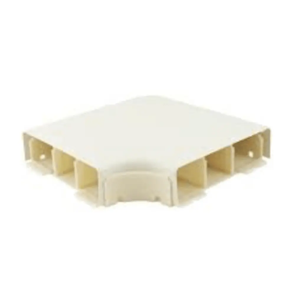 Elbow Fitting, Radiused Full Capacity Flat, PVC, Ivory, 5500 Series
