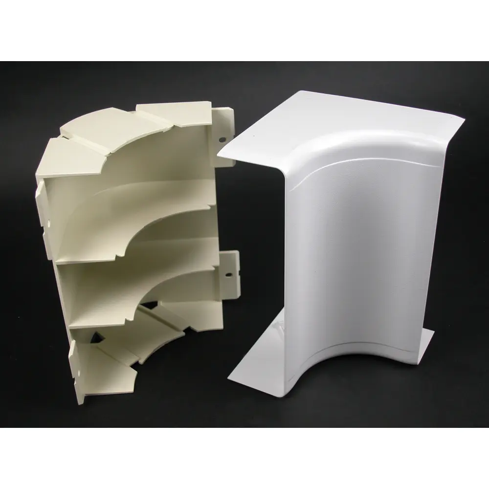 Elbow Fitting, Bend Radius, Internal, PVC, Ivory, 5500 Series