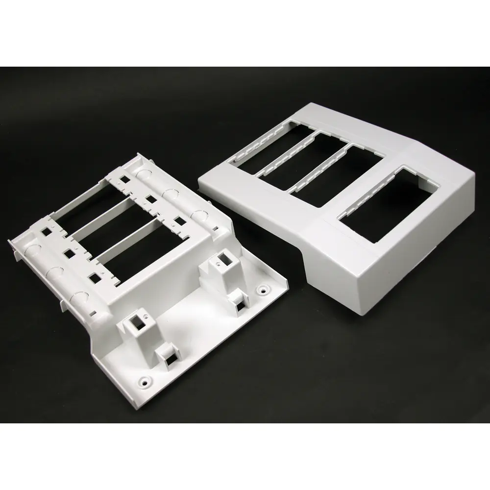 Bracket Fitting, Offset Mounting Device, PVC, Ivory, 5500 Series