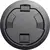 Evolution™ 6AT Prewired Poke Thru Device, Surface Style Cover, Black