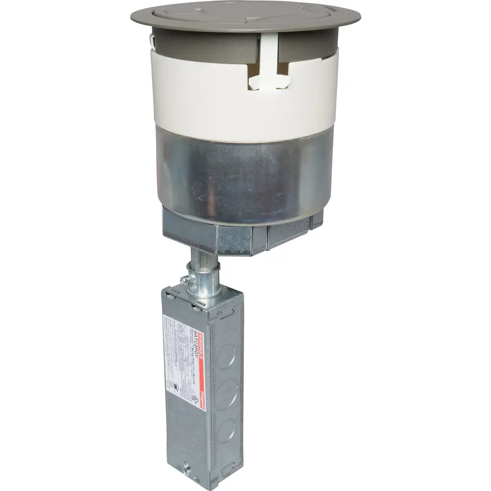 Evolution™ 6AT Prewired Recessed Poke-Thru Device, Surface Style Cover ...